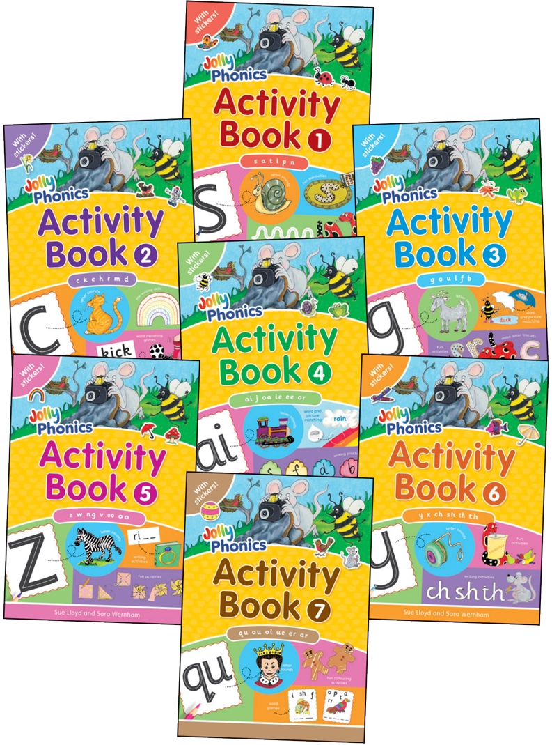 Jolly Phonics Activity Book Set 1-7 – The Toy Folks