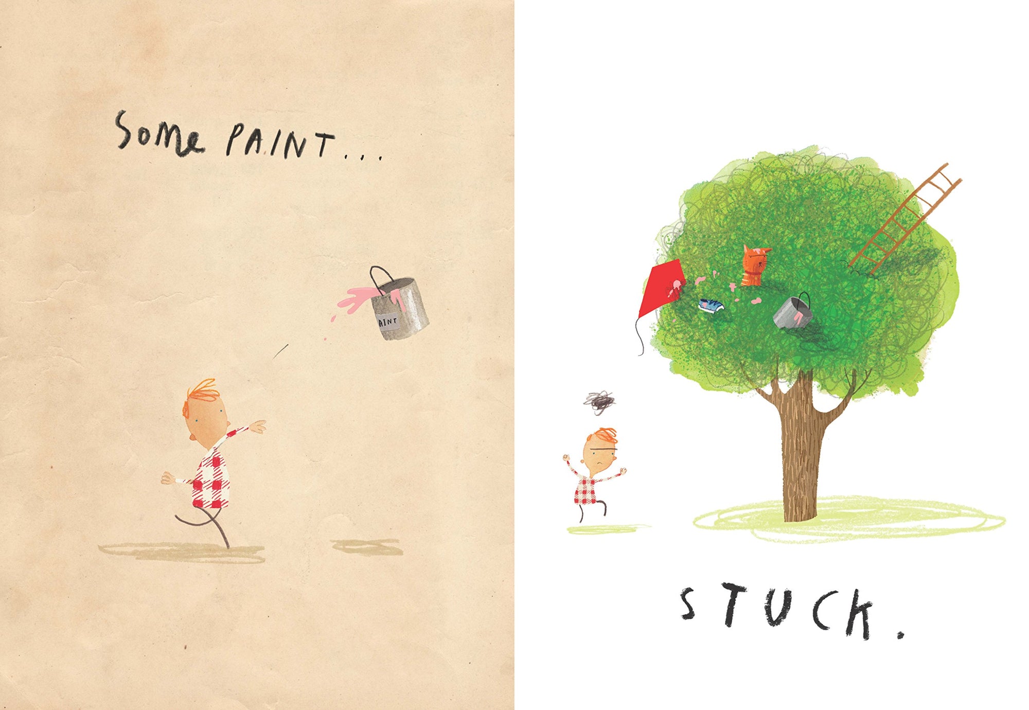 Stuck by Oliver Jeffers – The Toy Folks