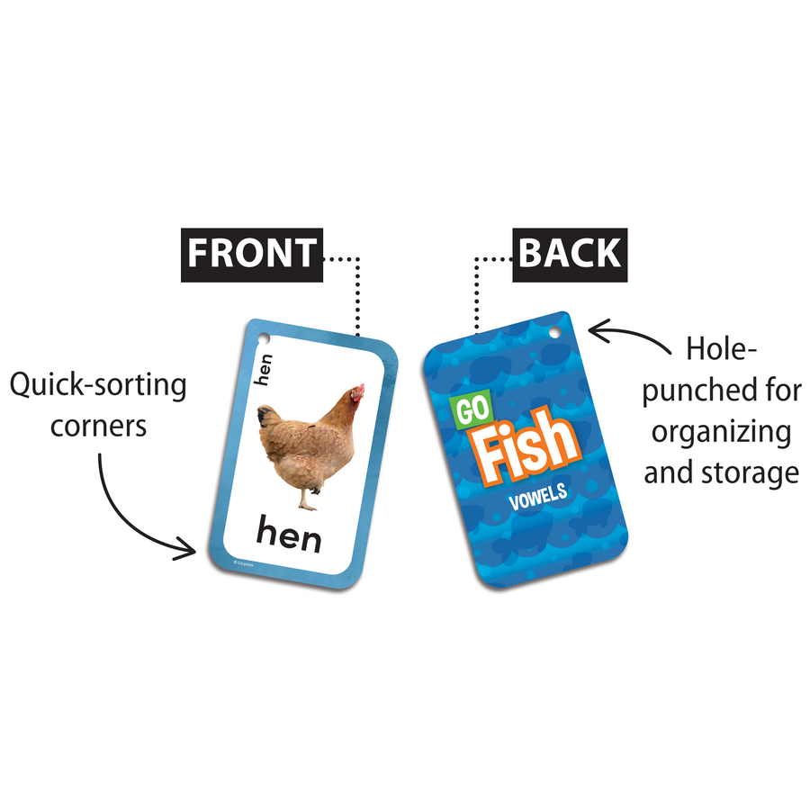 Teacher Created Resources Go Fish Vowels Flash Cards – The Toy Folks