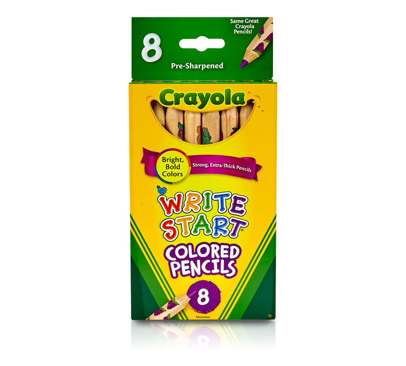 Crayola Write Start Colored Pencils 8ct – The Toy Folks