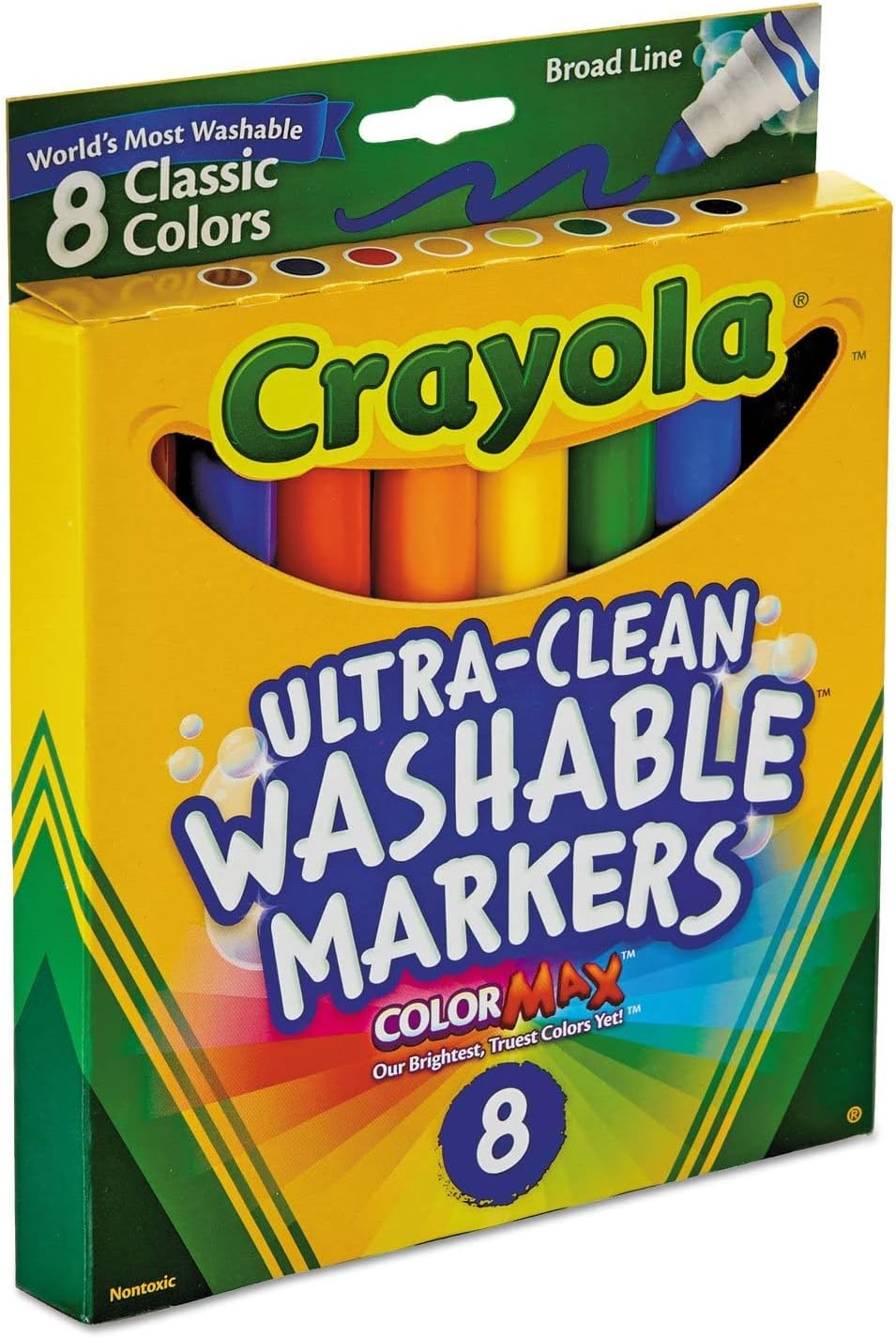 Crayola Washable Markers Classic Broad Line 8ct – The Toy Folks