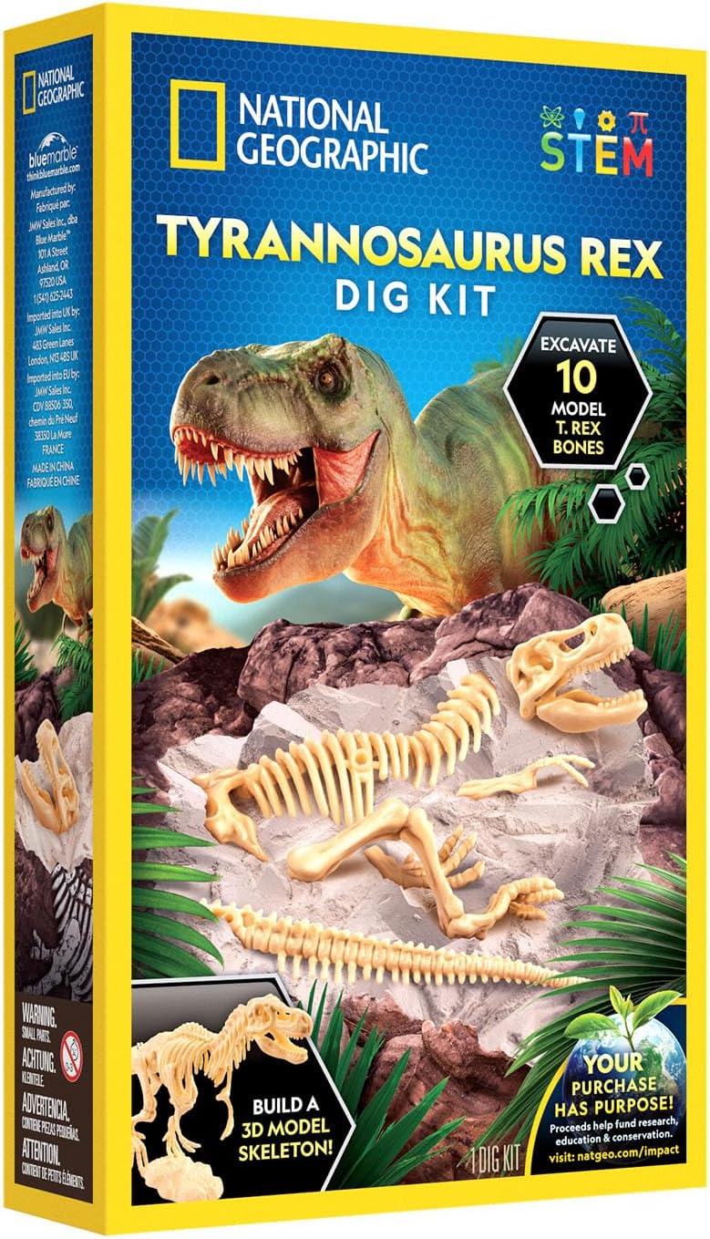 National Geographic T-Rex Skeleton Dig Kit – The Toy Folks