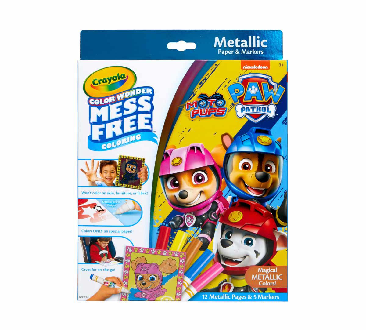 Crayola Color Wonder: Paw Patrol Metallic – The Toy Folks