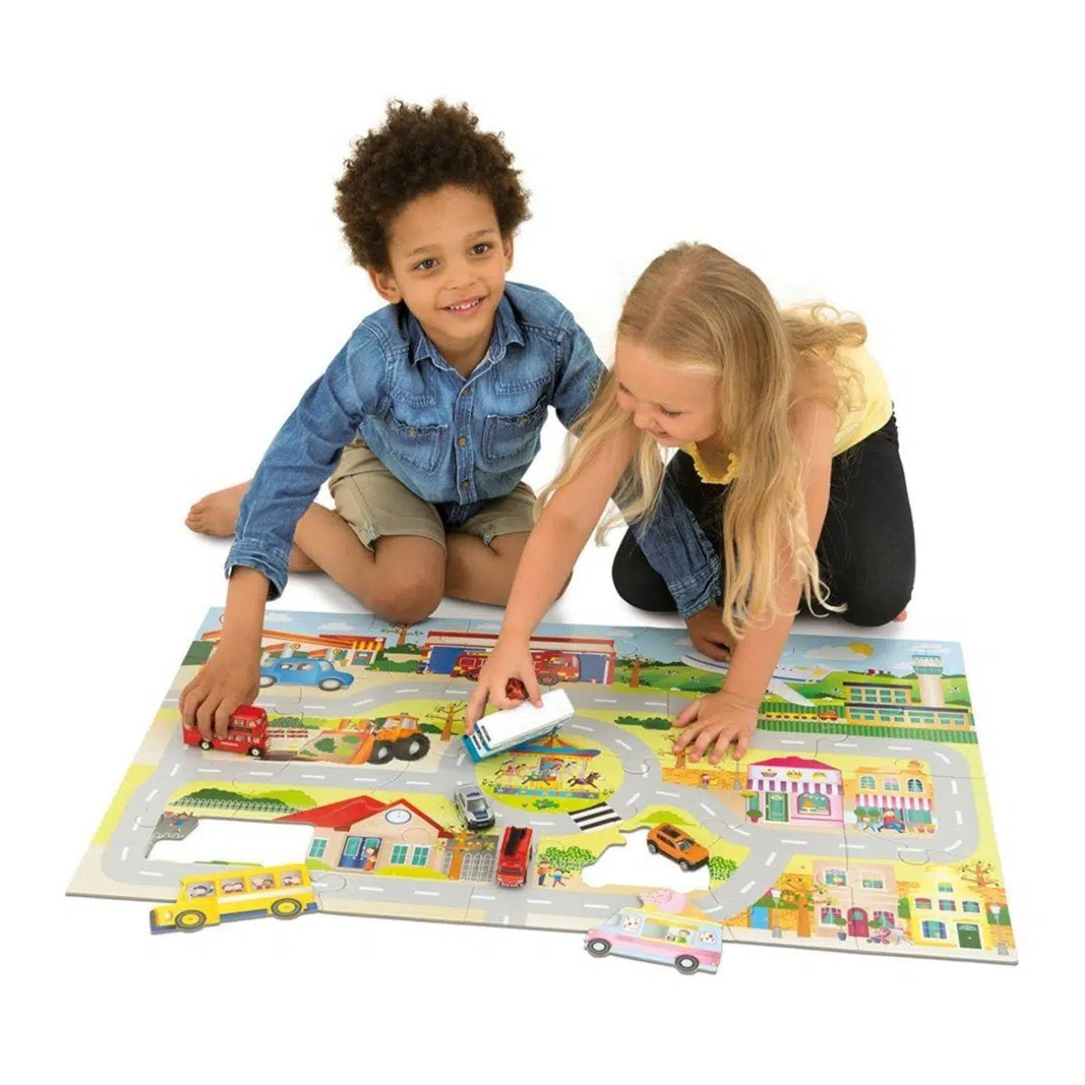 Galt Giant Floor Puzzles: Town – The Toy Folks