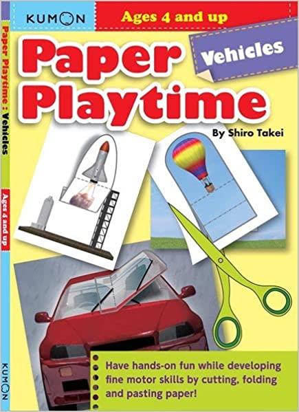 Kumon Paper Playtime: Vehicles – The Toy Folks